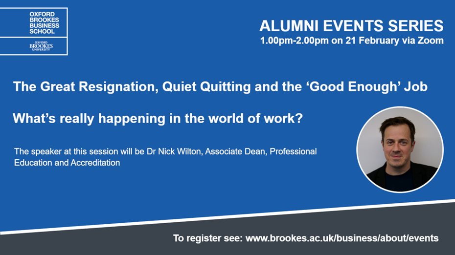 Alumni events - Oxford Brookes University